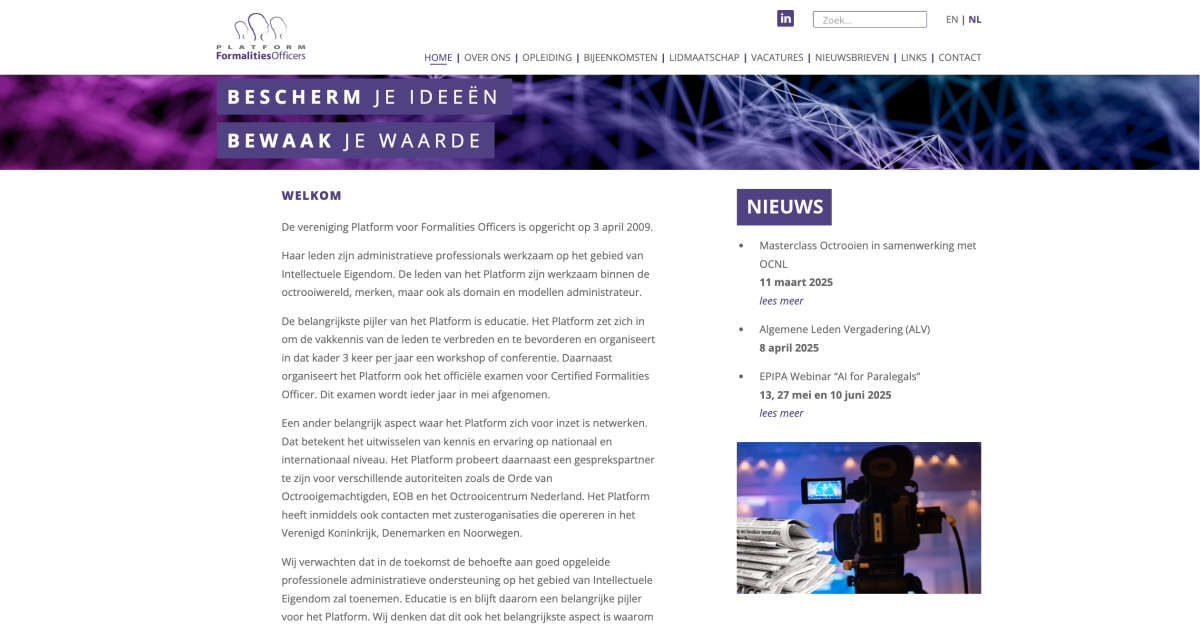 Home - Platform Formalities Officers